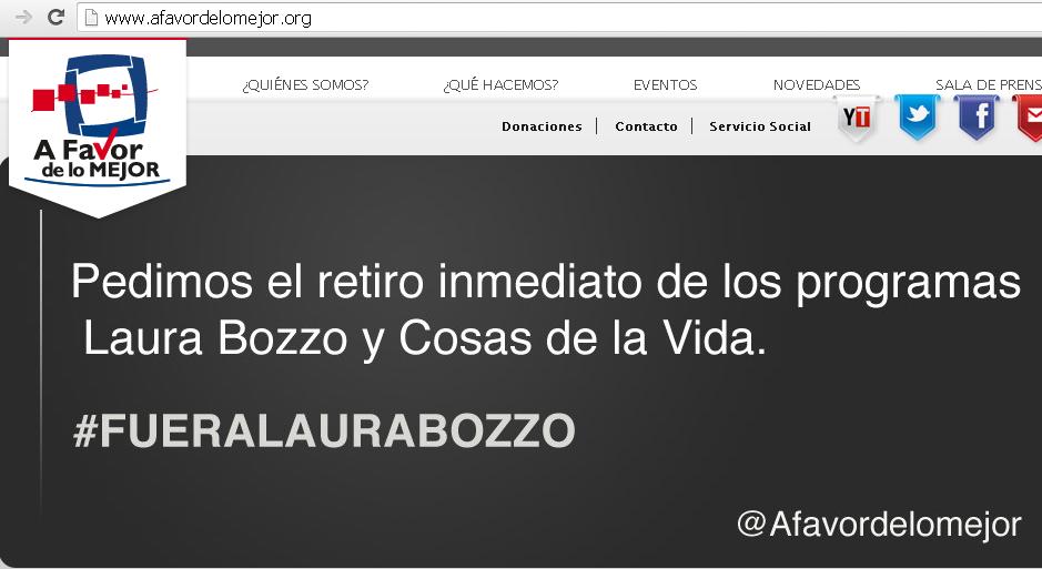 fuera laura bozzo - Regiando.com